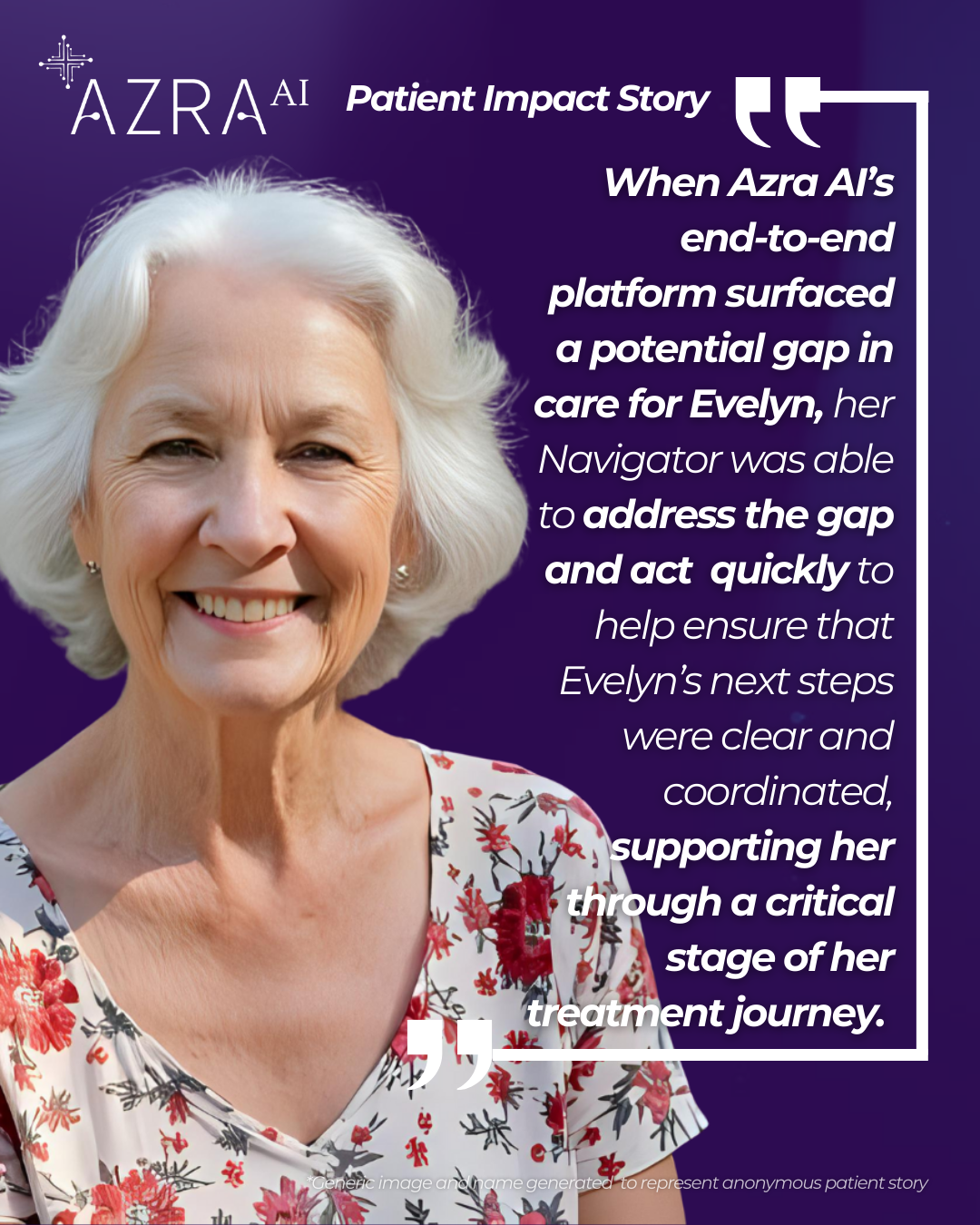 Ensuring No Patient Falls Through the Cracks: Evelyn’s Story | Real Patient Impact with Azra AI